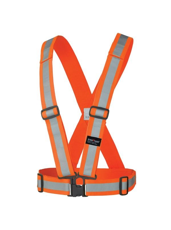 Hi-Viz Safety Sash 2" elastic