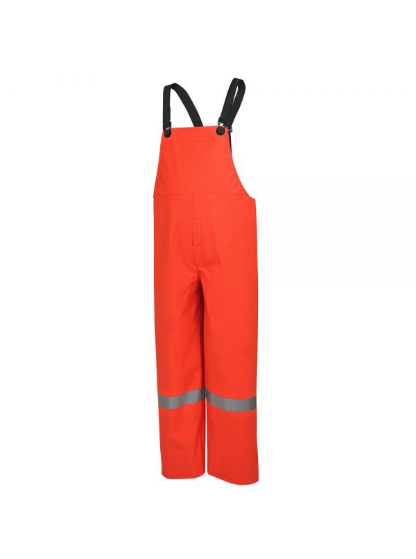Hi-Viz PVC/Poly/PVC Rain Bib Pant
