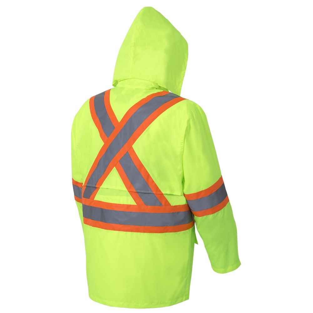 150D Hi-Viz Oxford Poly/PU Waterproof Suit
