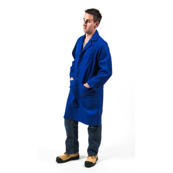 POLYCOTTON SHOP COAT