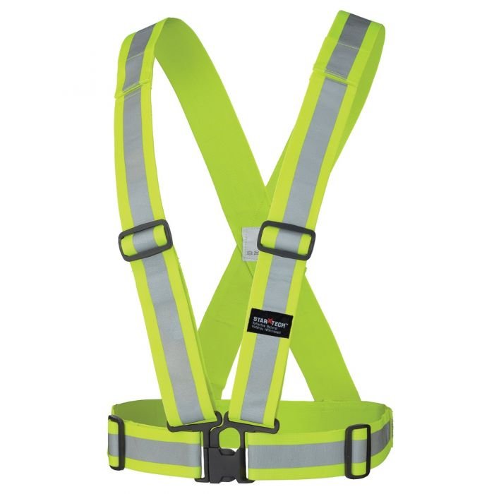 Hi-Viz Safety Sash 2" elastic